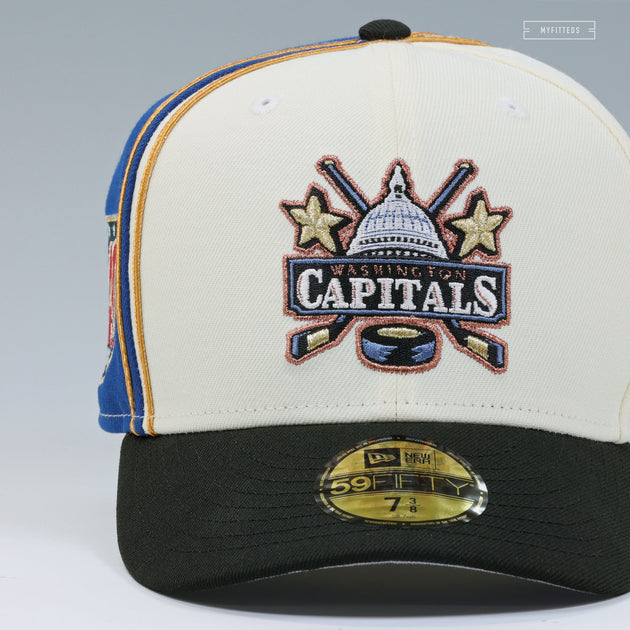 WASHINGTON CAPITALS 40TH & 30TH ANNIVERSARY REVERSE RETRO DIAGONAL BLO ...