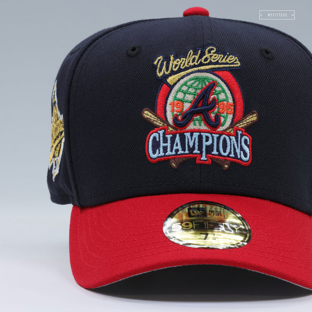 ATLANTA BRAVES 1995 WORLD SERIES CHAMPIONS TRI-STAR BATTERMAN NEW ERA ...