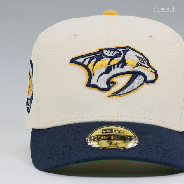 NASHVILLE PREDATORS OFF WHITE NIGHTSHADE GLOW IN THE DARK NEW ERA FITT ...