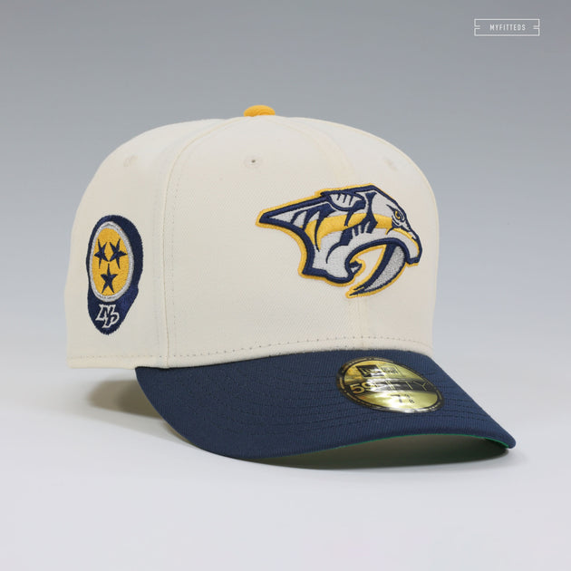 NASHVILLE PREDATORS OFF WHITE NIGHTSHADE GLOW IN THE DARK NEW ERA FITT ...