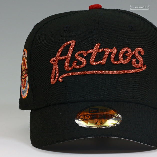 HOUSTON ASTROS 1962-2006 40TH ANNIVERSARY CHAIN STITCHED NEW ERA FITTE ...