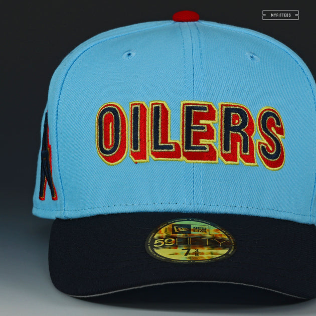 HOUSTON OILERS NFL LUV YA BLUE! ALTERNATE NEW ERA FITTED CAP – MYFITTEDS