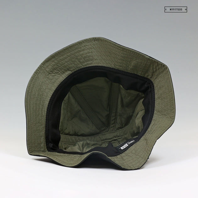NEW ERA CAP SIX PANEL JET BLACK EXPLORER BUCKET HAT – MYFITTEDS