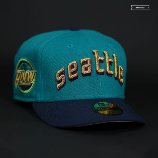 SEATTLE MARINERS PNW CITY CONNECT TO TEAM COLOR NEW ERA FITTED CAP ...