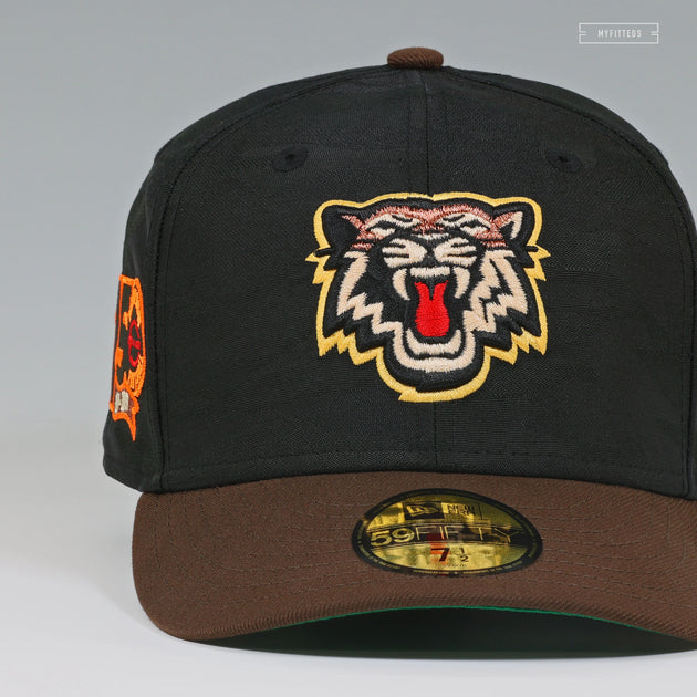 HAMILTON TIGERS 150TH ANNIVERSARY BLACK AND MAHOGANY NEW ERA FITTED CA ...