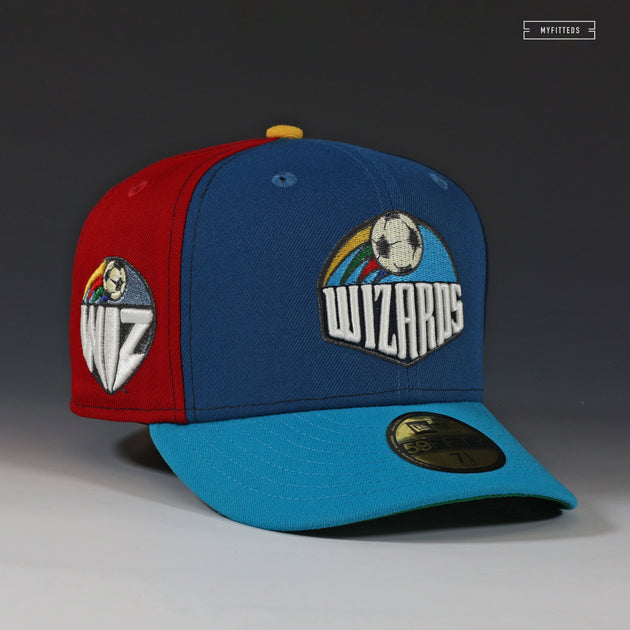 KANSAS CITY WIZARDS THE WIZ 1996 INAUGURAL SEASON RETRO NEW ERA FITTED ...