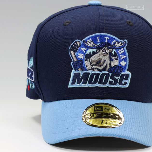 MANITOBA MOOSE RETRO CROSS MOOSE HORN HOCKEY STICKS UNC COLORWAY NEW E ...