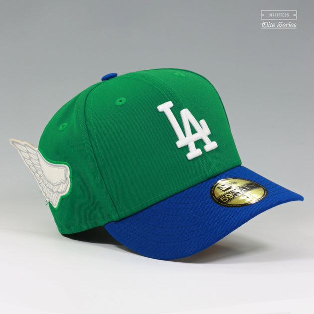 LOS ANGELES DODGERS LUIGI INSPIRED ELITE SERIES WING CAP NEW ERA FITTE ...