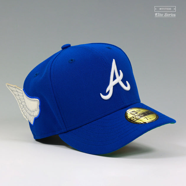 ATLANTA BRAVES CAPTAIN AMERICA INSPIRED ELITE SERIES WINGCAP NEW ERA F ...