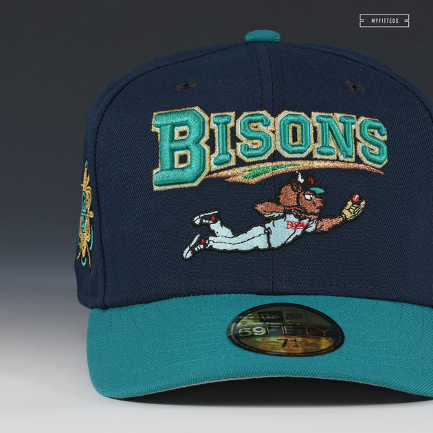 BUFFALO BISONS DIVING BUSTER COPA 2024 LUCES DE BUFFALO NEW ERA FITTED ...