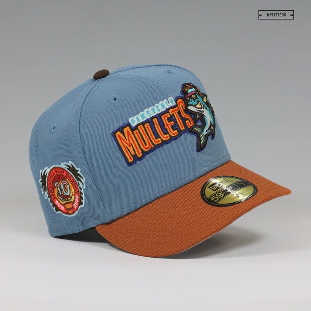 PENSACOLA BLUE WAHOOS X MULLETS JOE DIRT INSPIRED NEW ERA FITTED CAP ...