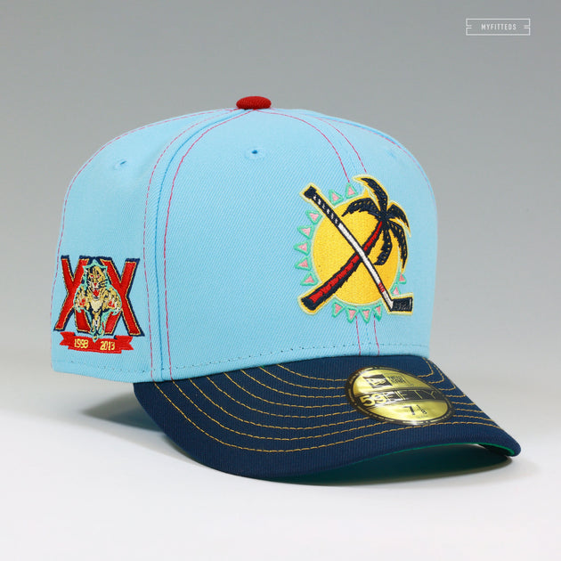 FLORIDA PANTHERS 20TH ANNIVERSARY REVERSE RETRO NEW ERA FITTED CAP ...