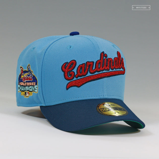 ST. LOUIS CARDINALS 2006 WORLD SERIES CHAMPIONS CHAIN STITCHED NEW ERA ...