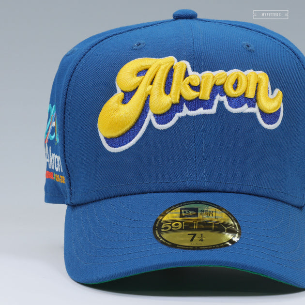 AKRON RUBBERDUCKS AKRON, OH BICENTENNIAL 200 YEARS NEW ERA FITTED CAP ...