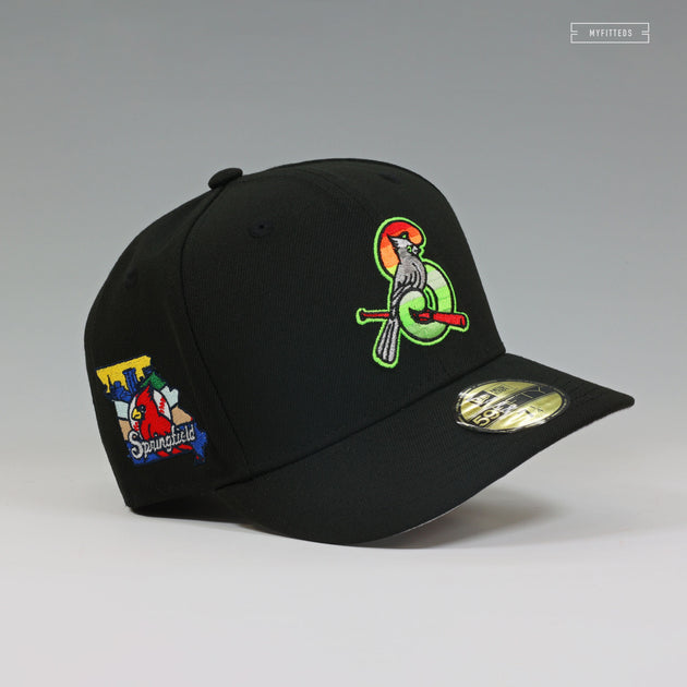 SPRINGFIELD CARDINALS EQ EQUALIZER JET BLACK NEW ERA FITTED CAP – MYFITTEDS