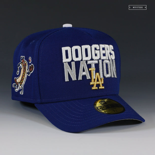 LOS ANGELES DODGERS DODGERS NATION A-FRAME 59FIFTY NEW ERA FITTED HAT ...