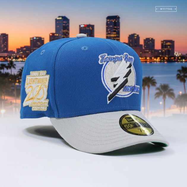 TAMPA BAY LIGHTNING 20TH ANNIVERSARY REVERSE RETRO NEW ERA FITTED CAP ...