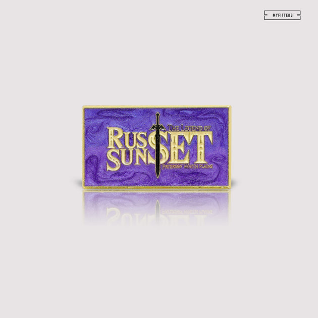RUSSET SUNSET #015 THE LEGEND OF ZELDA MAP INSPIRED ENAMEL PIN PURPLE ...